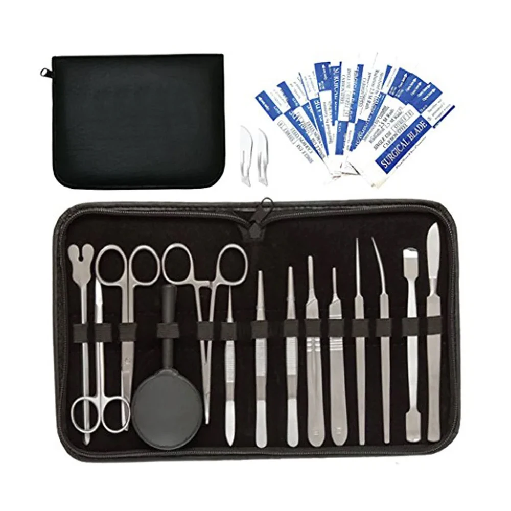 Veterinary Students Dissection Kit Stainless Steel Surgical Dissecting ...