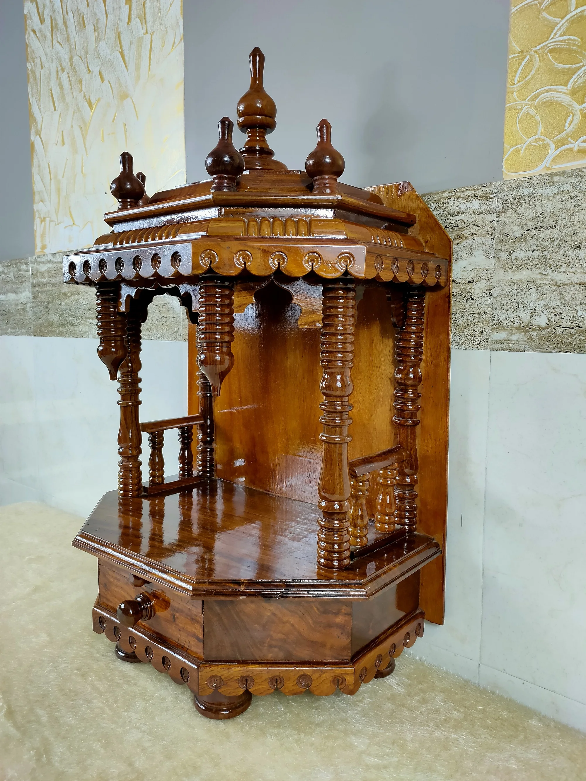 Luxury Homeware Wooden Temple For Religious Practices And Home ...