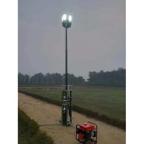 Aluminum Single-arm Portable Mobile Lighting Tower For Highway - Buy ...