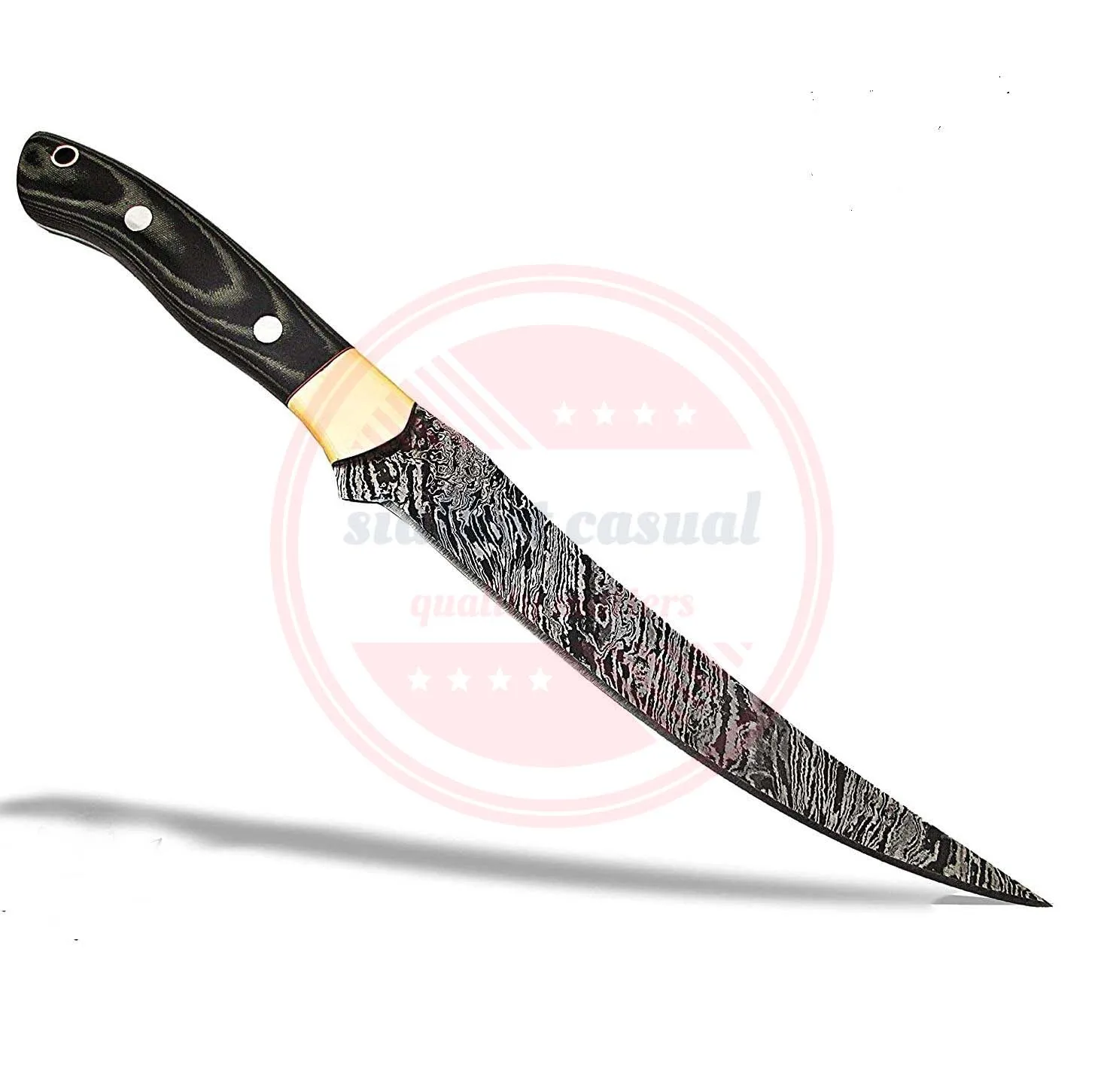 High Quality Fillet Knife - Handmade Damascus Stainless Steel
