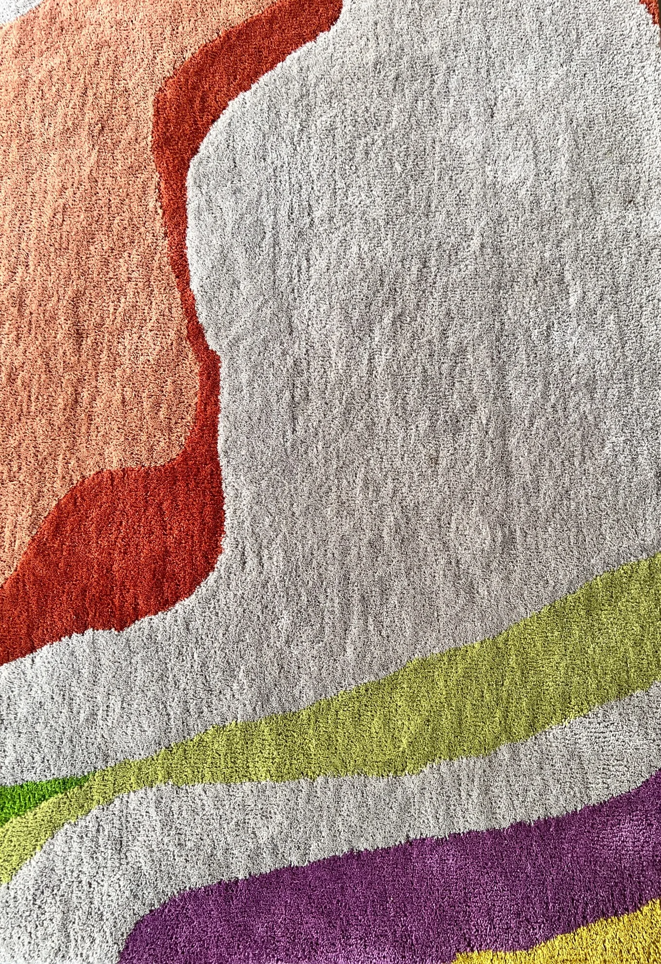 Hand Tufted New Zealand Wool Carpet - Anti-Slip & Durable