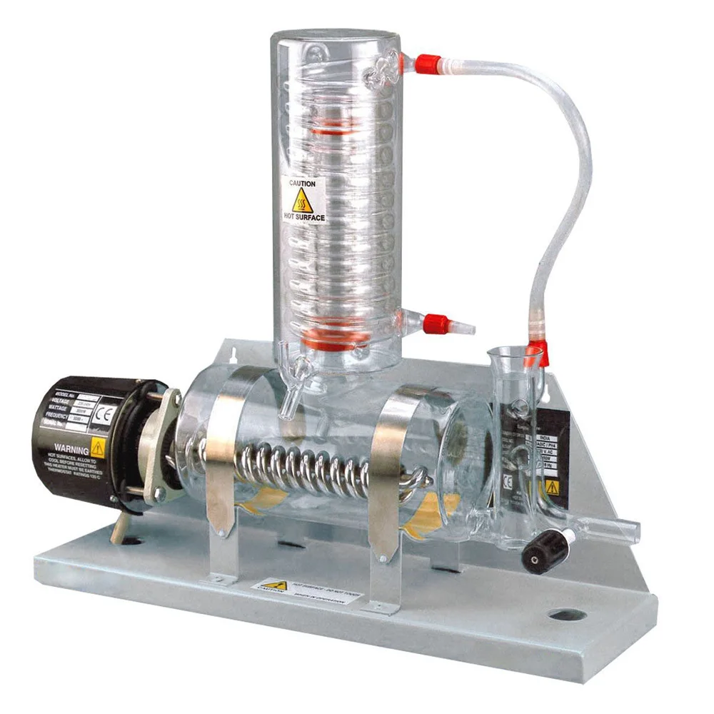 Water Distillation Unit - Borosilicate Glass & Metal Heater