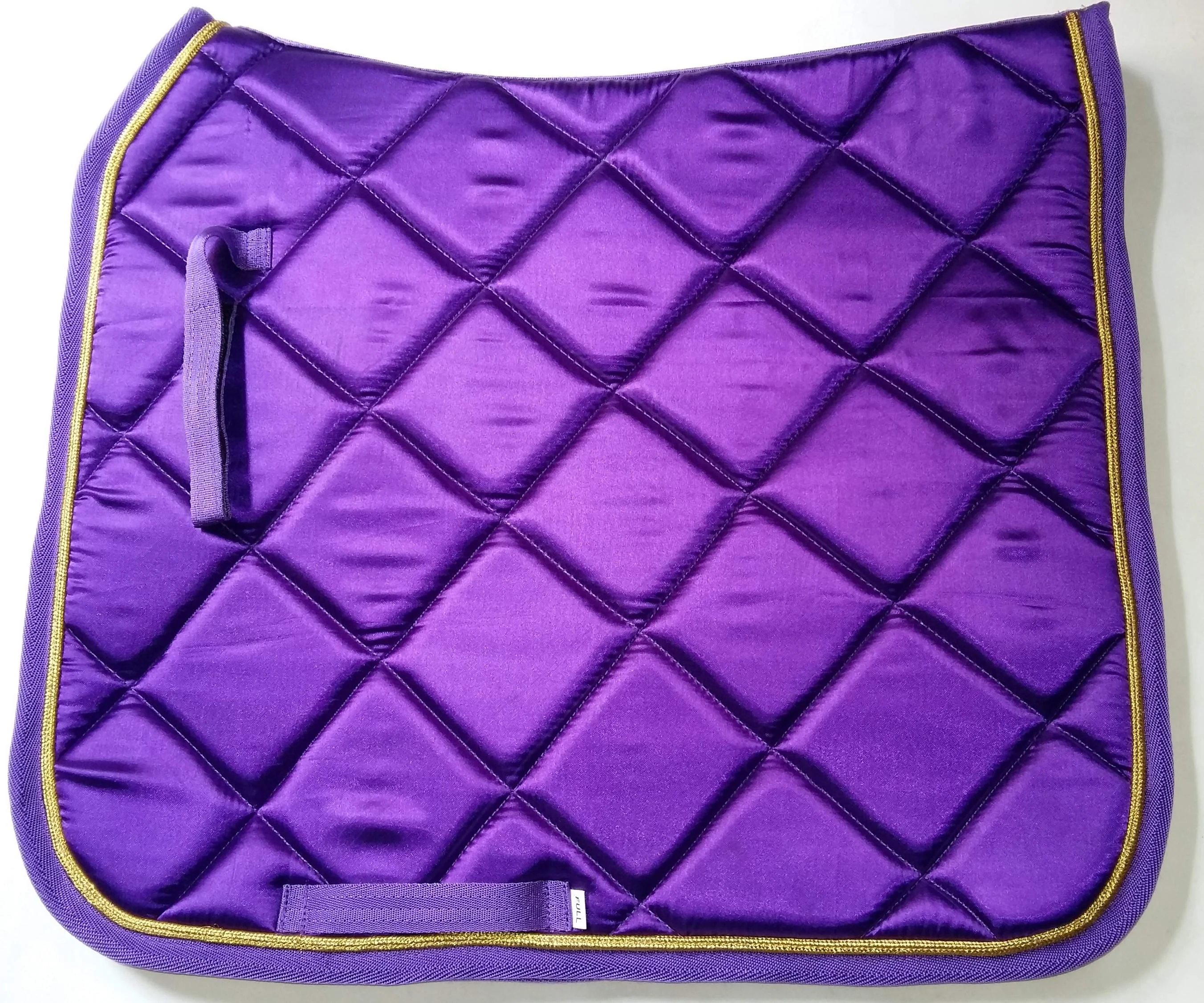 Lightweight Western Style Horse Saddle Pad Satin Fabric with Wafer or ...