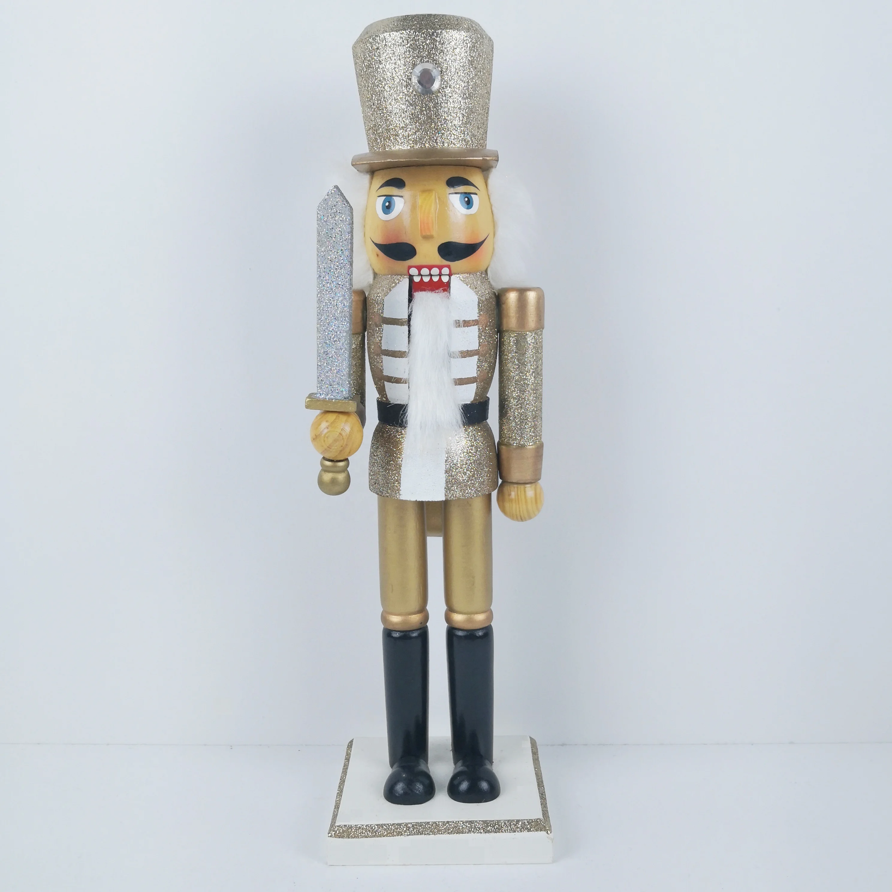 Decorative 36cm Wood Christmas Soldier Nutcracker Christmas Nutcracker ...