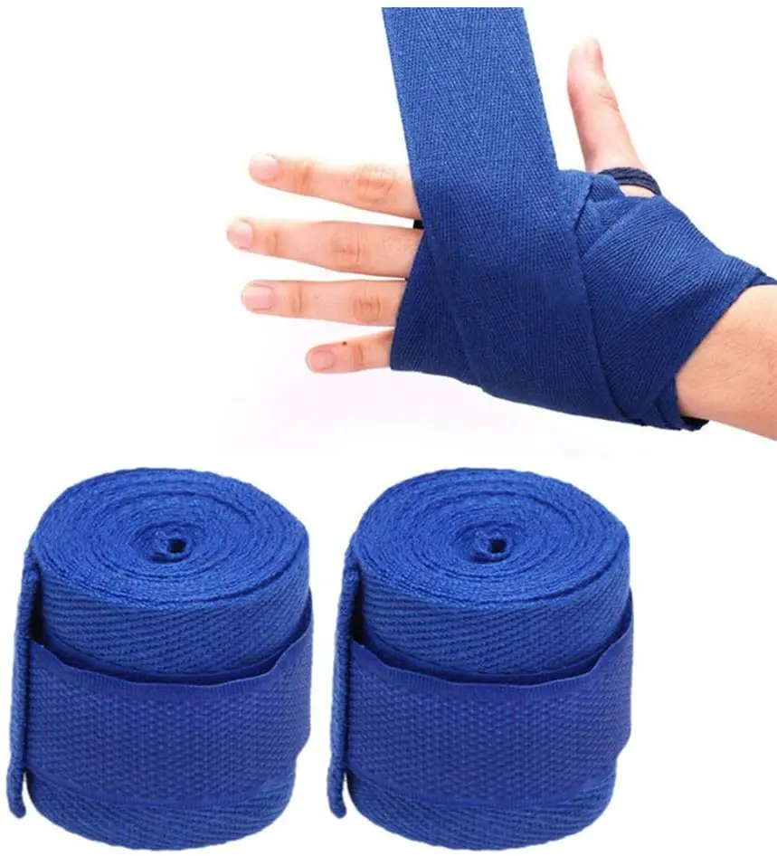 체육관 훈련을위한 단색과 하이 퀄리티 면화 손목 보호 붕대를 맞춤형 180 인치 권투 핸드 랩| Alibaba.com