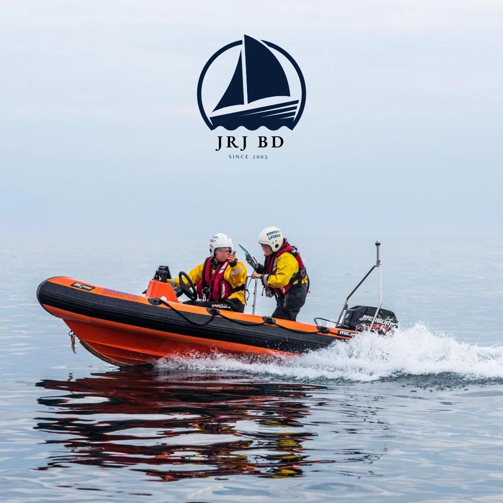Offshore Safety Rescue Boat - Durable Fiberglass Lifeboat
