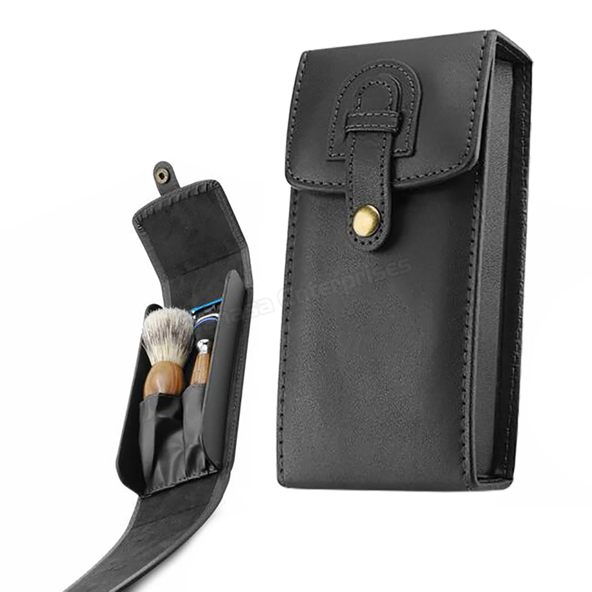 Private Label Leather Razor Travel Case Wholesale Safety Razor ...