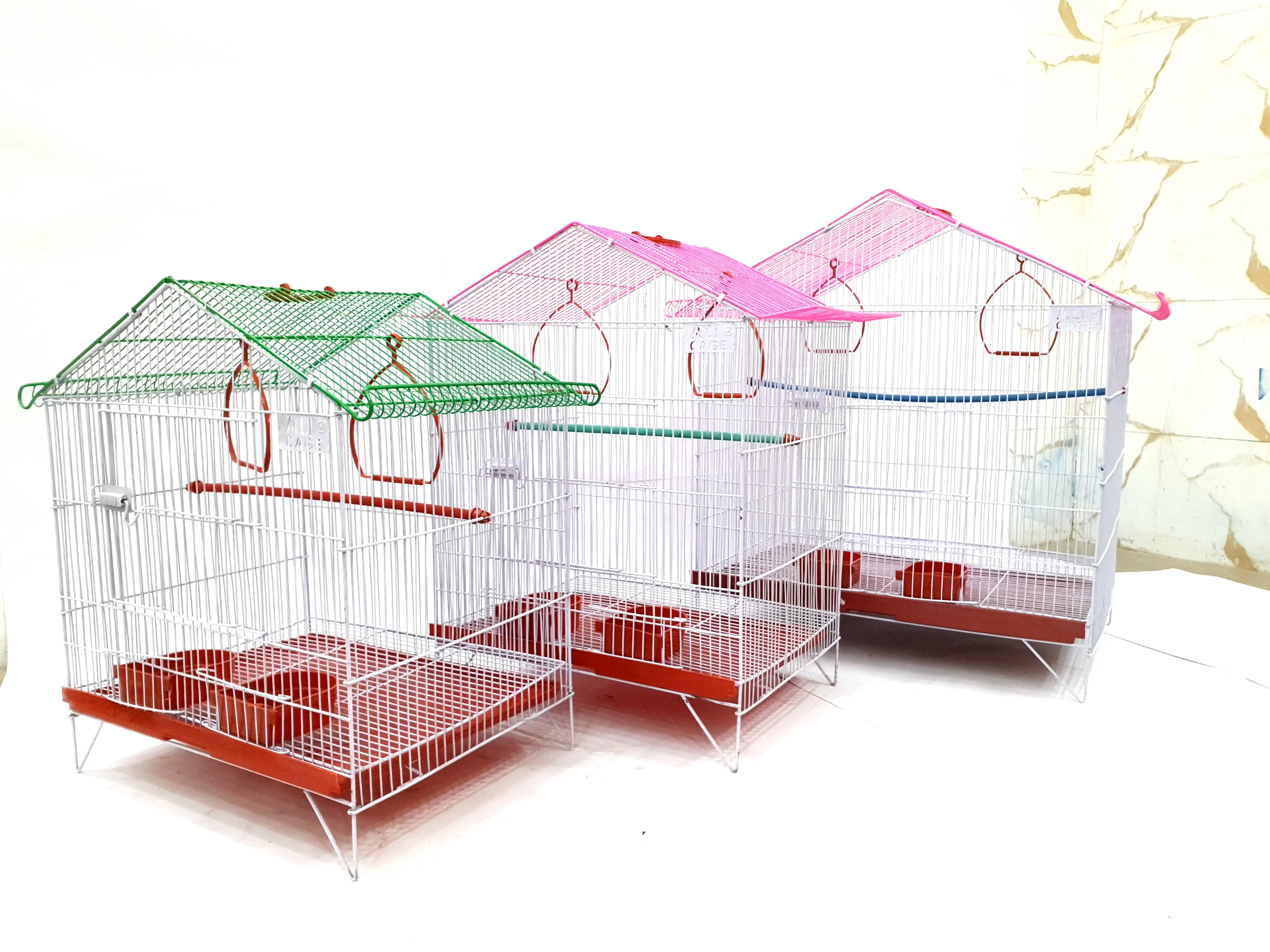 Small Bird Cage Portable,Foldable And Durable Iron Spacious Bird Cage ...