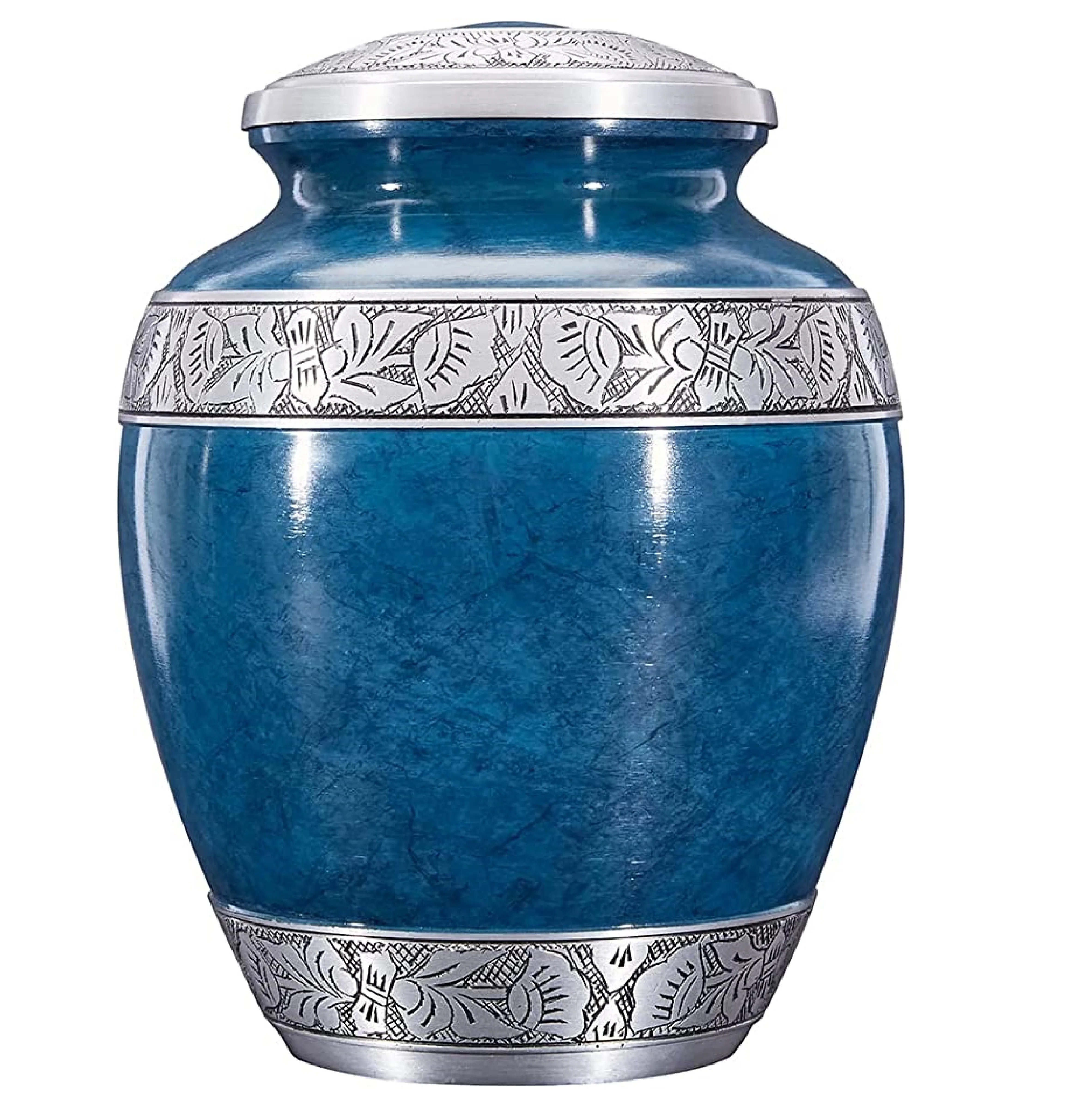 Green Marble Aluminium Classic Cremation Urns Indian Wholesale Metal ...