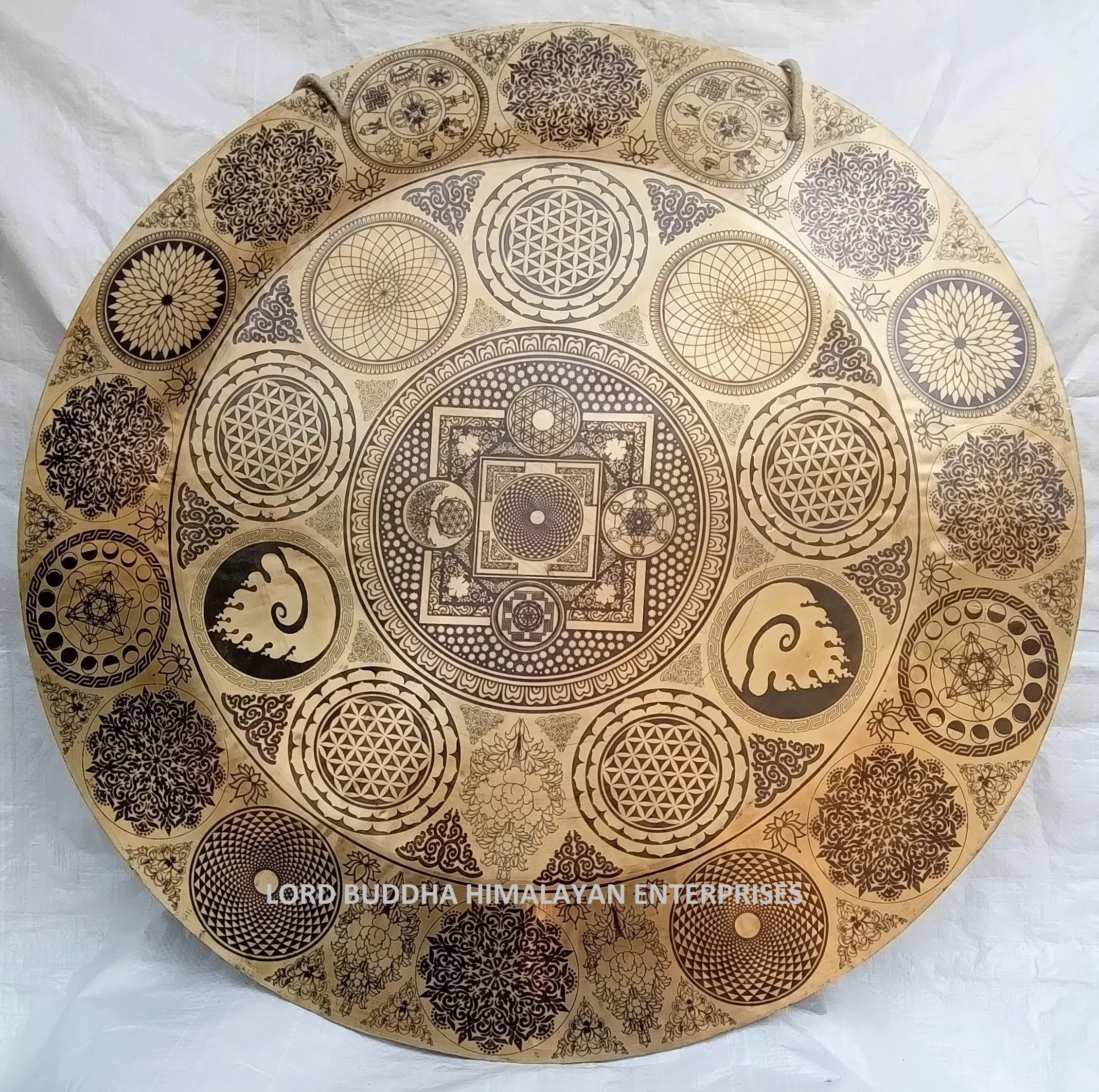 High Quality Gaurab GA(390) Tibetan Handmade Deep Wave Gongs & Cymbals ...