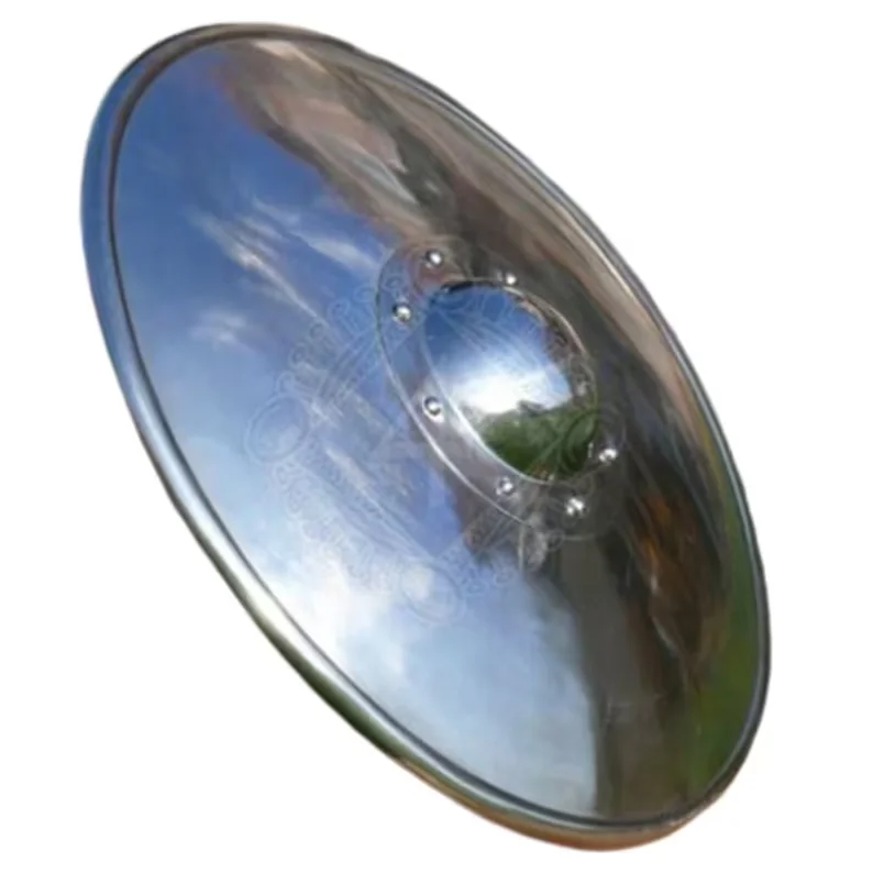 Medieval Armor 18 Inch Buckler Shield Arm Knight Shield Round Silver ...
