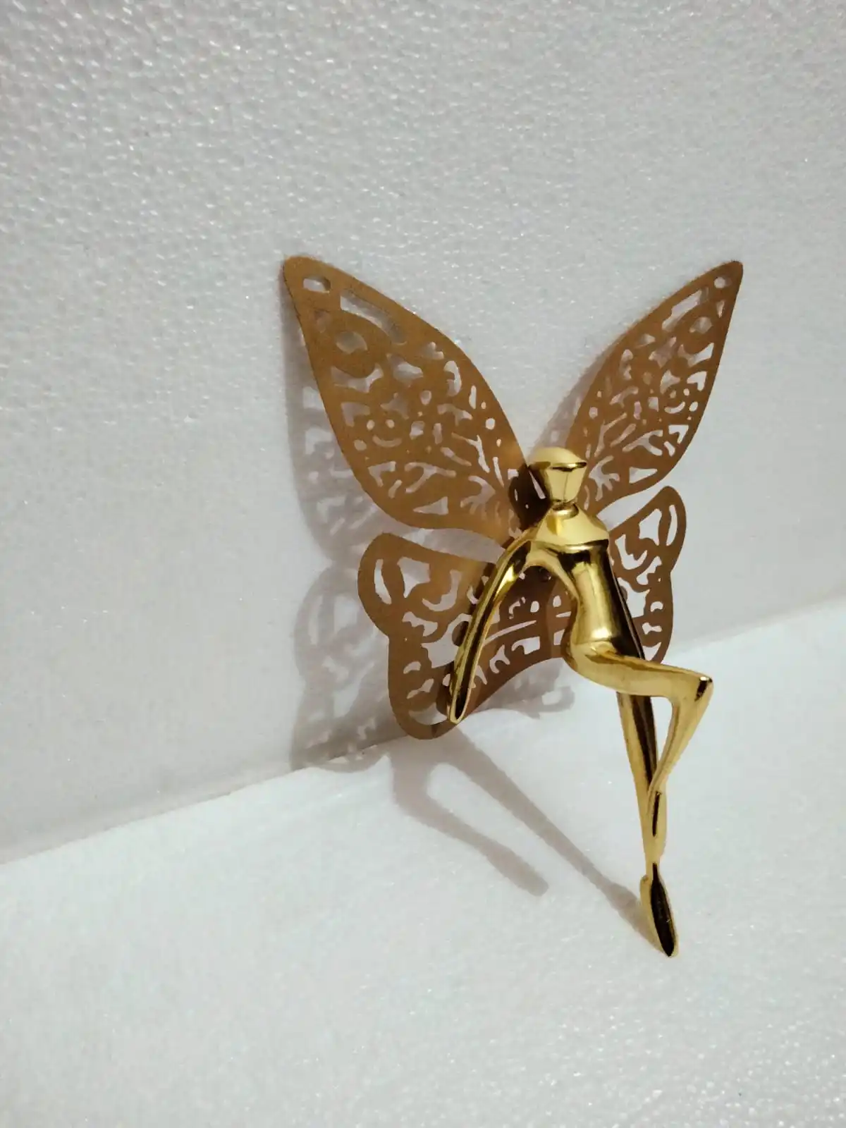 Home Decorative Gold Metal Angel Wall Angel For Wall Decoration - Buy ...