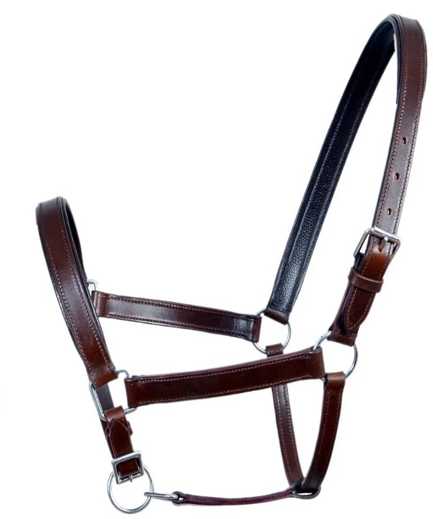 Nylon Halter With Leather Beaded Headpiece Western Horse Nylon Halter ...