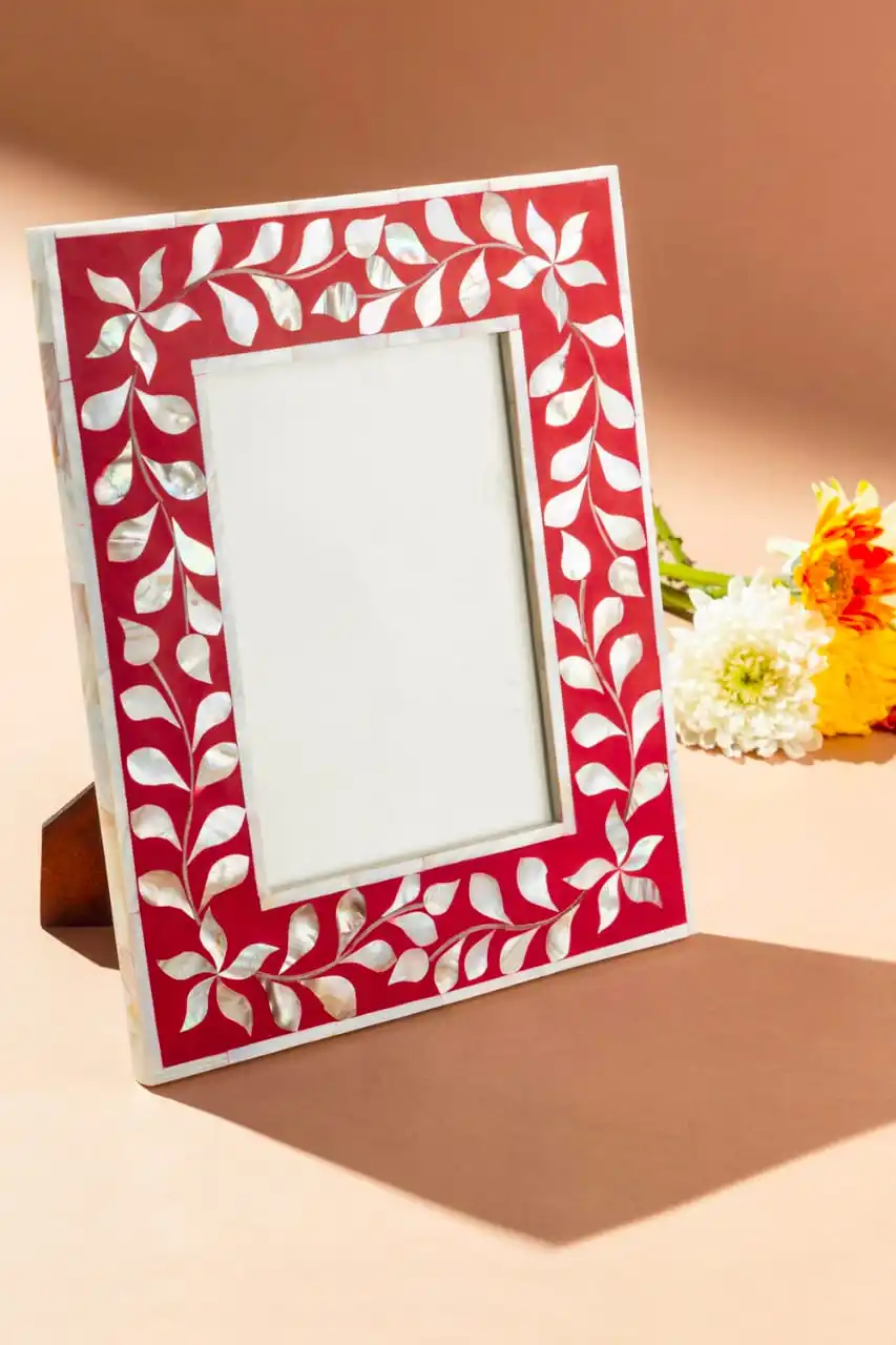 Bone Inlay Resin Inlay Photo Frame Top Design Wall Decoration Mother Of ...