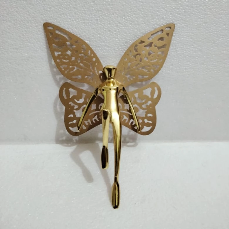 Home Decorative Gold Metal Angel Wall Angel For Wall Decoration - Buy ...