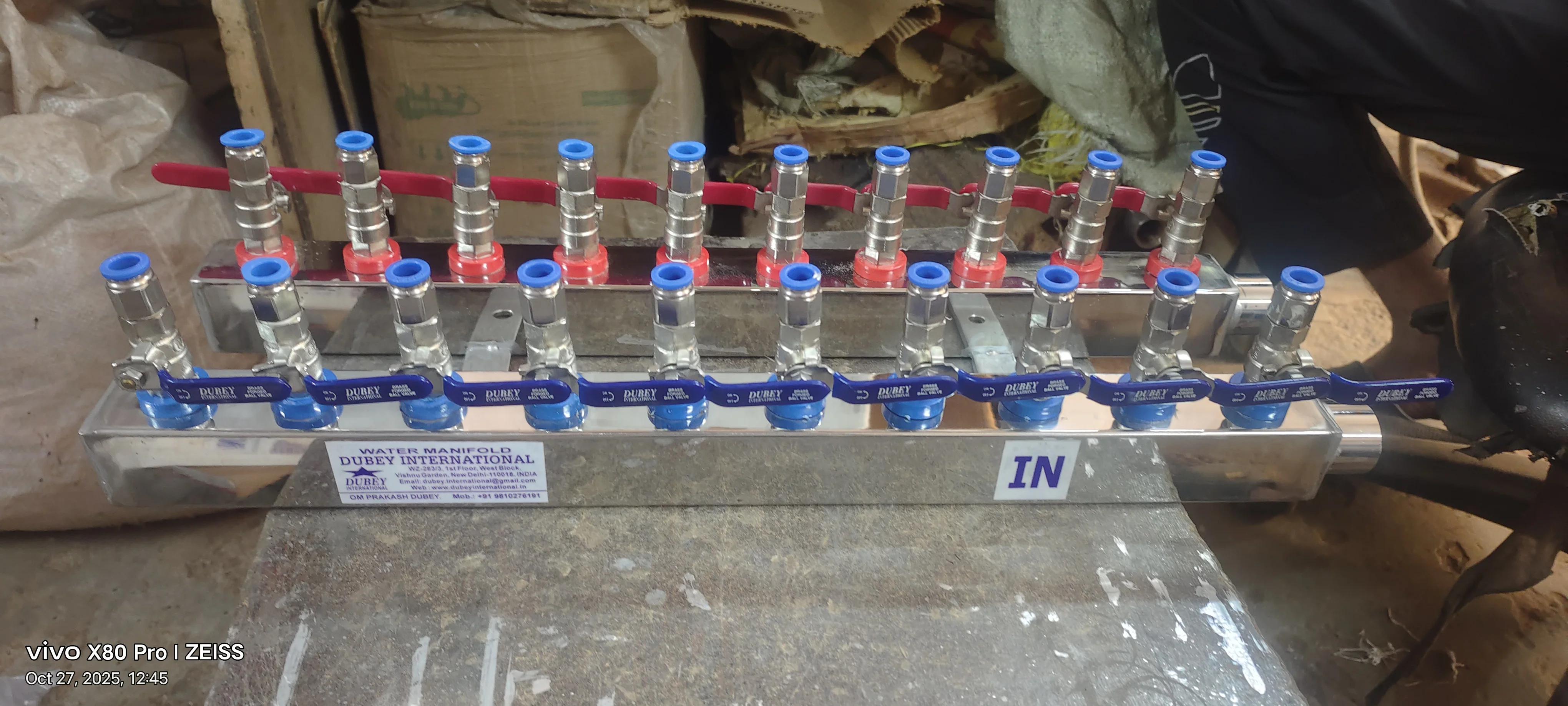 Dubey International Stainless Steel 304 Water Manifold for Injection ...