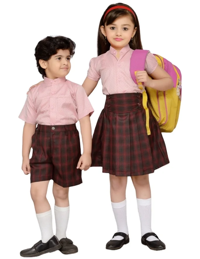Custom New Arrival Primary Kindergarten Clothes Khaki School Uniform ...