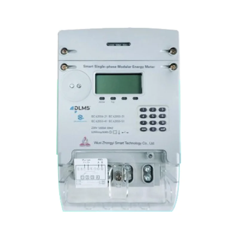 STS Single-Phase Prepaid Energy Meter DLMS Modbus RTU Support Compliant with DL T645 2007 ...