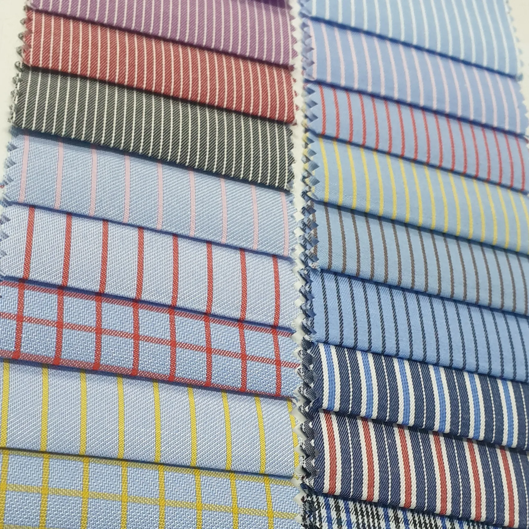 Shop Our Elegant Yarn-Dyed Cvc Shirting Fabrics Today