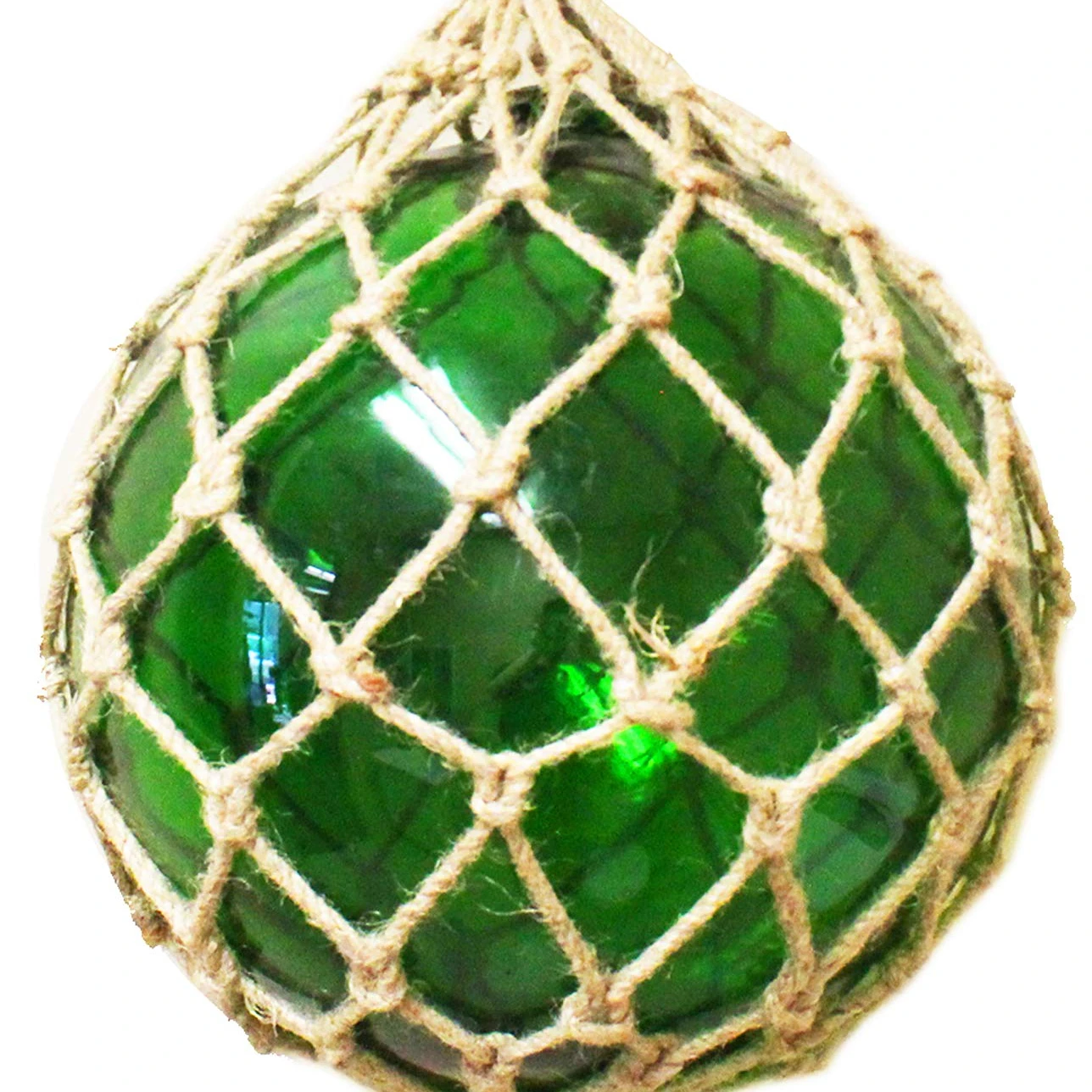 Hanging Nautical Glass Ball - Perfect for Festive Decor