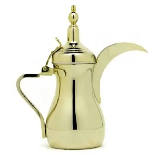 Brass Arabian Dallah Tea Coffee Pot Manufacturer Handmade Premium ...