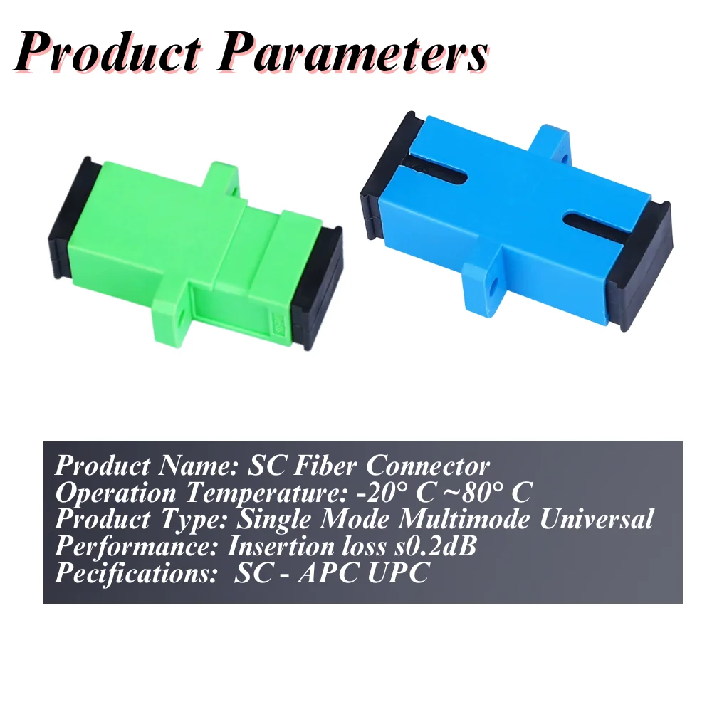 Fiber Optic SC-APC/UPC Adapter Used for FTTH and Network Optical Fiber ...