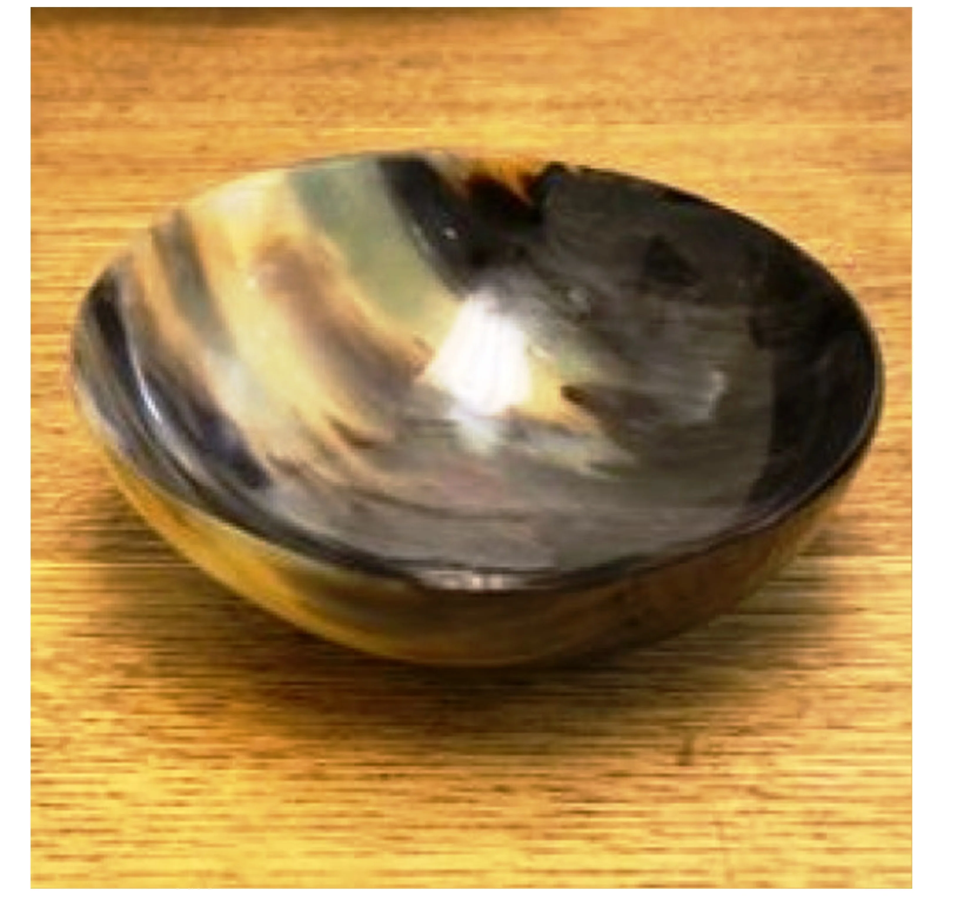 Genuine Buffalo Horn Palm Shaving Bowl Sauce Dish Dip Bowl Luxury Hot ...