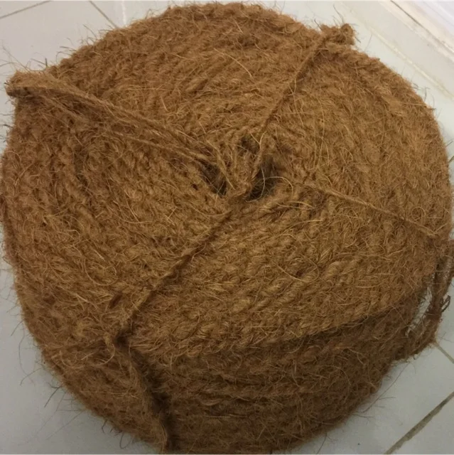 VIETNAM COCONUT COIR ROPES for GEO- TEXTILE WEAVING BROWN COCO FIBER ...