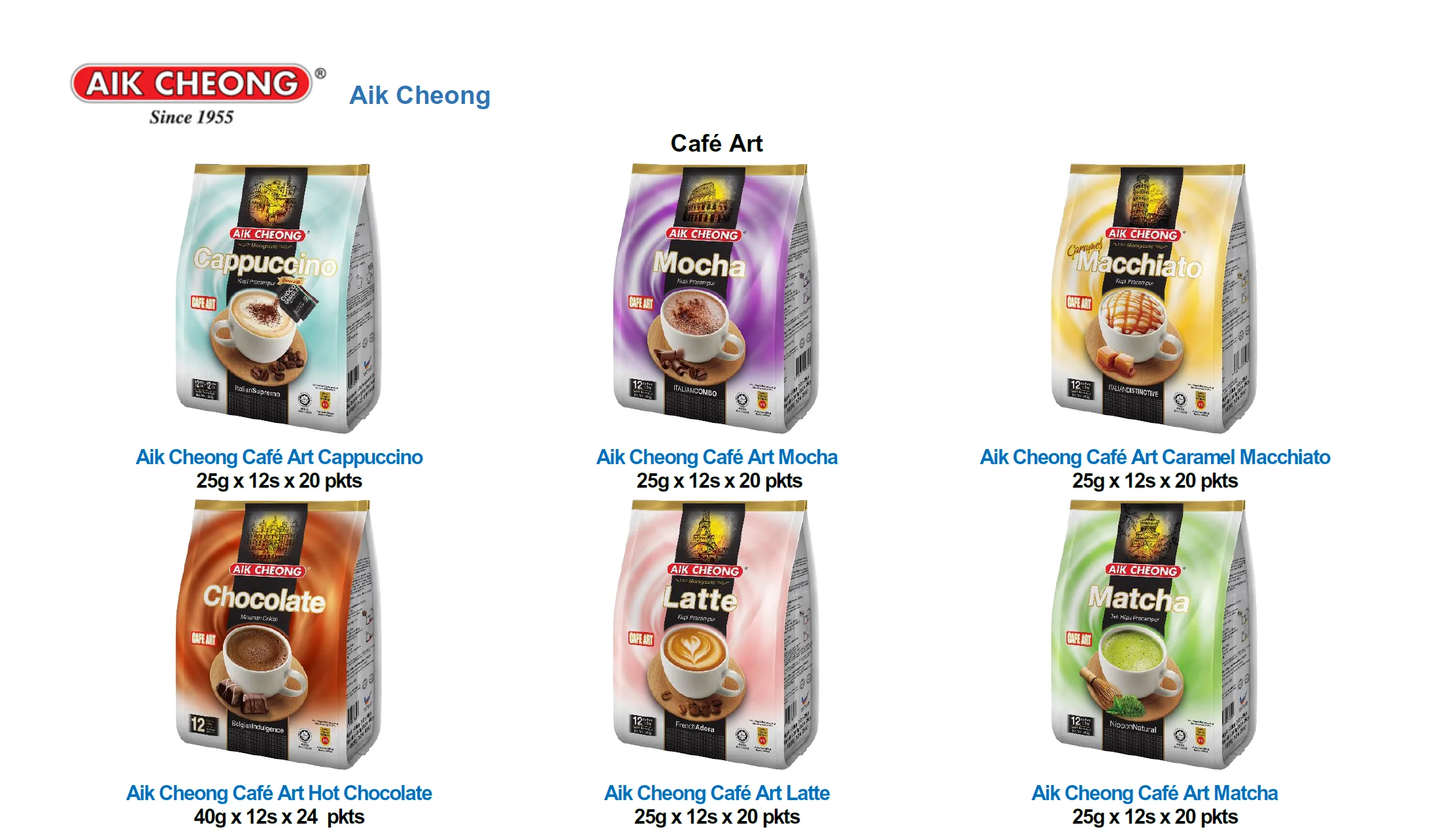 Aik Cheong 2 In 1 Coffee Mix 1+1 15gx18sx24pkts - Buy Aik Cheong Cafe Instant Coffee Instant Tea ...