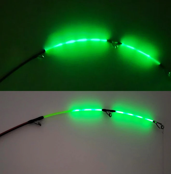 NH Surfcasting LED Inside Tip Telescopic Fishing Rods