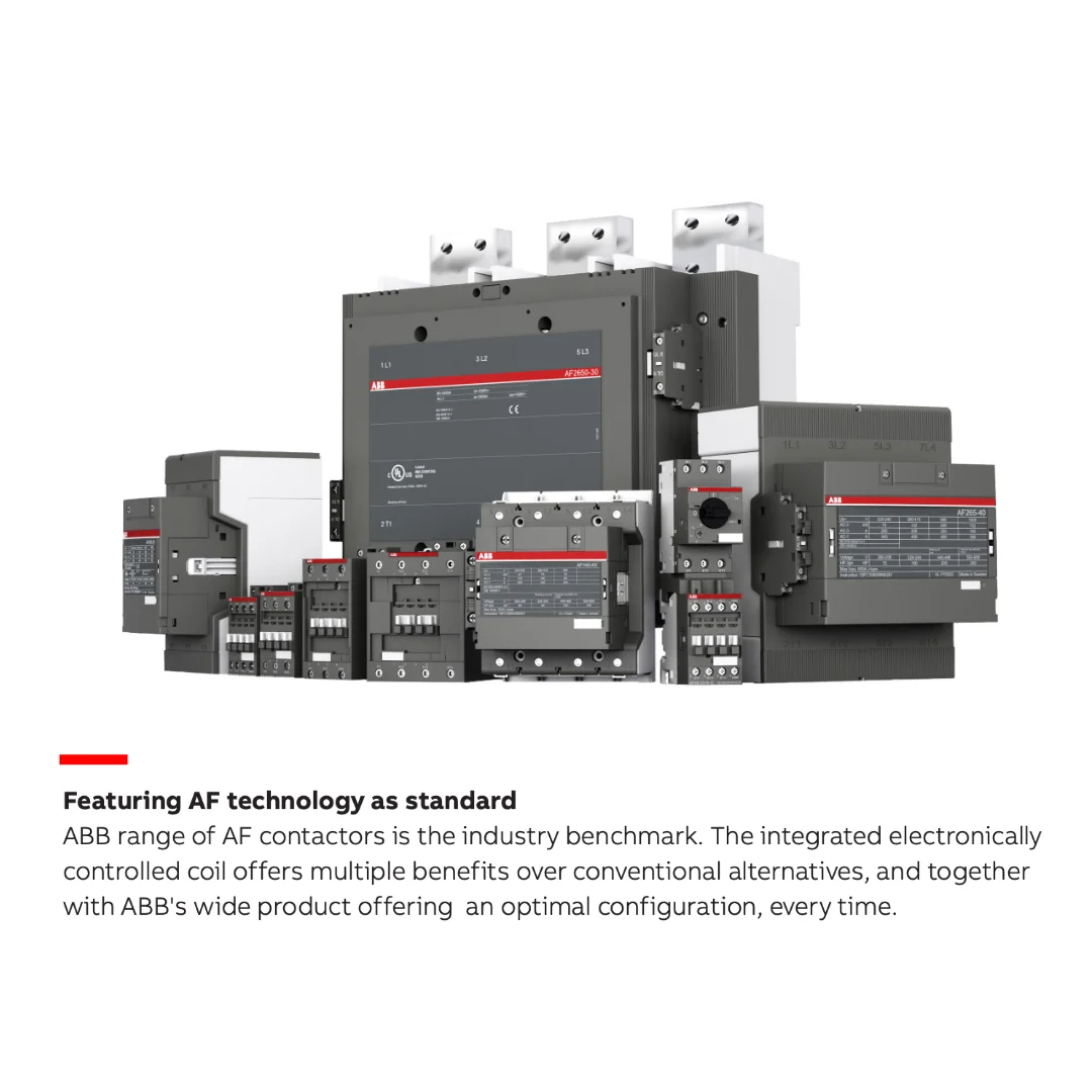 Electrical Industrial ABB Contactor with Screw Terminals ABB Contactor AF80-30-11-13 100-250V 50 ...