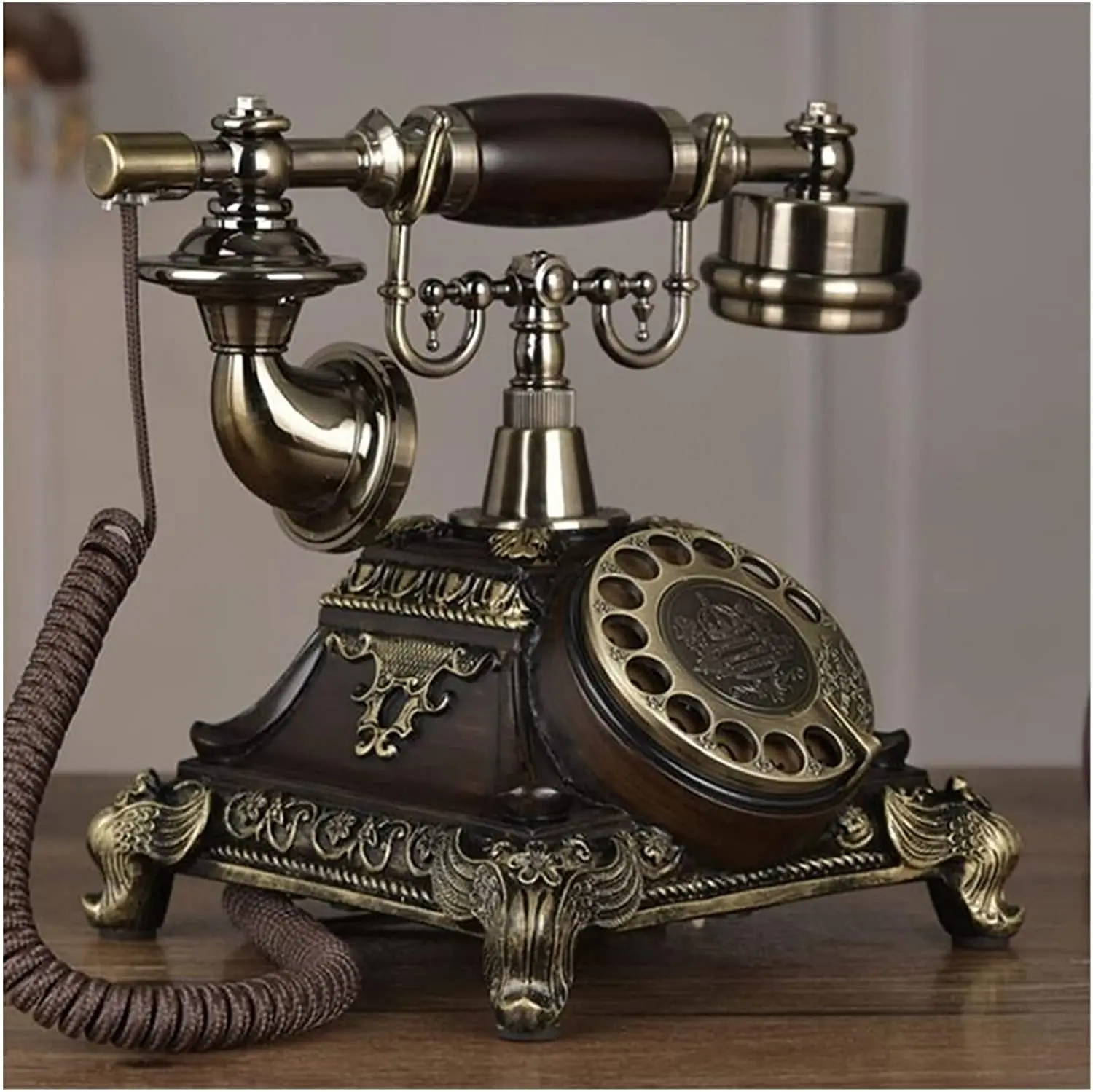 Copper Vintage Style Rotary Retro Old Fashioned Rotary Dial Home And ...