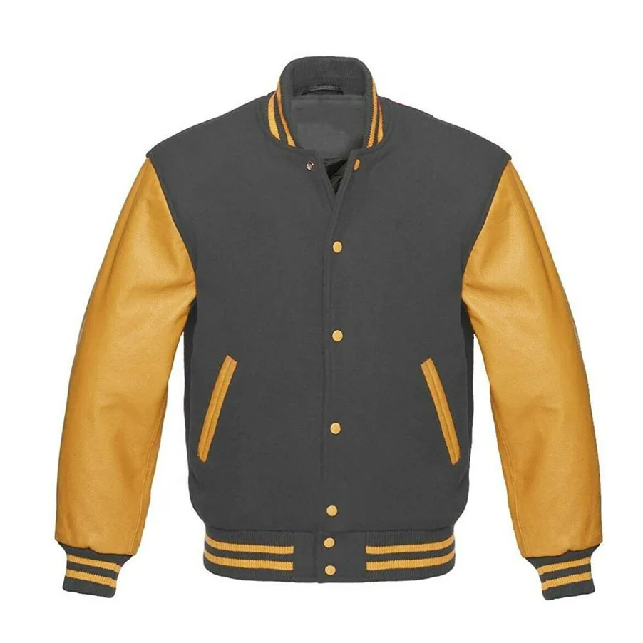 Varsity Jacket Custom Bomber Varisty Jacket Winter Leather Sleeves Wool ...