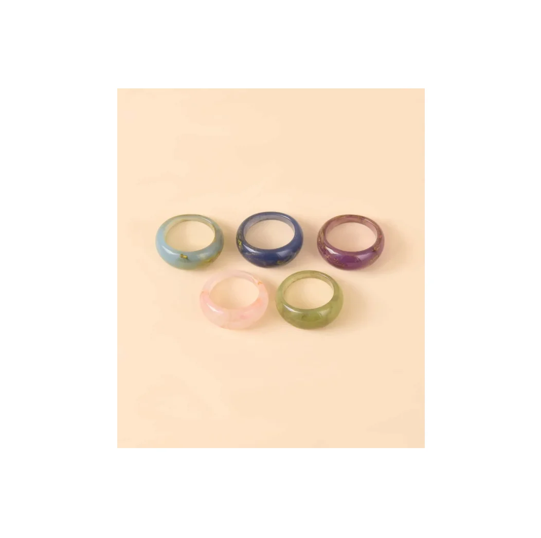 Latest Design Resin Rings For Women Girls Fashion Promise Jewelry Mens ...