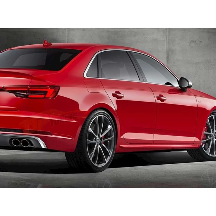 A4 B9 And B9 Facelift 2016 - 2021 Sline Style Side Skirt Piano Gloss ...