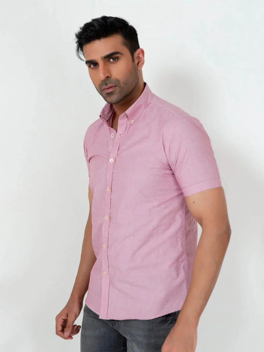 Men Dress Shirts Slim Fit Men Dress Casual Shorts Sleeved Shirt White Black Blue Red All Colors