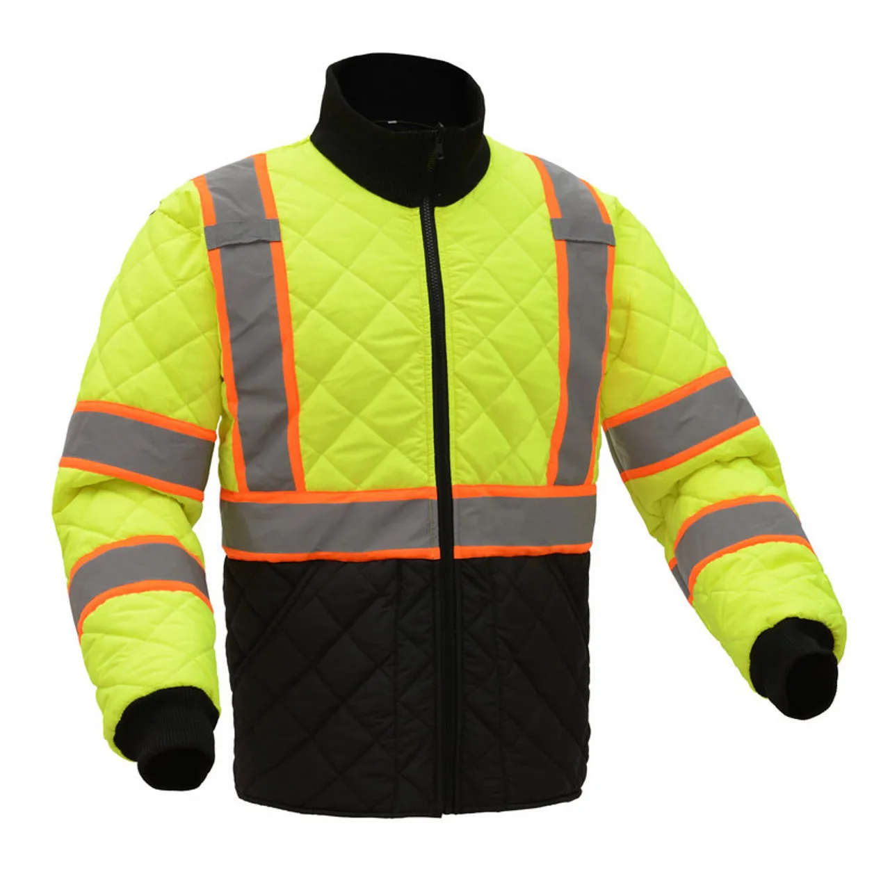 Custom Construction Work Wear Visibility Safety Jacket Custom Reflected ...
