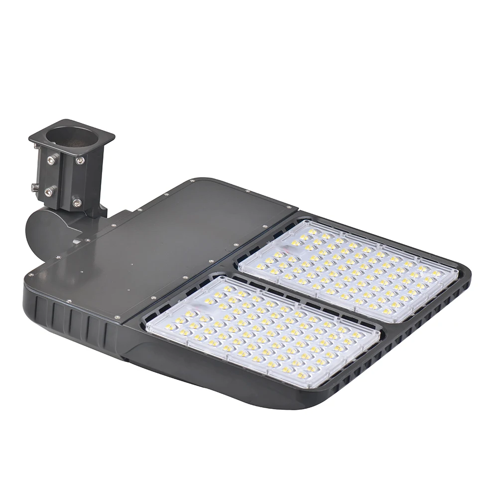 Us Stock 120w 150w 200w 240w Led Shoebox Street Light Etl Dlc Adjust ...