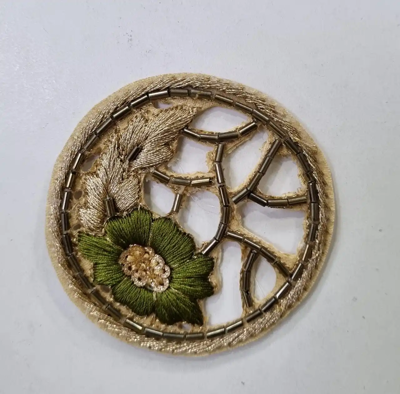 Custom Made Embroidered Patches With Multi Colour Florals Design ...