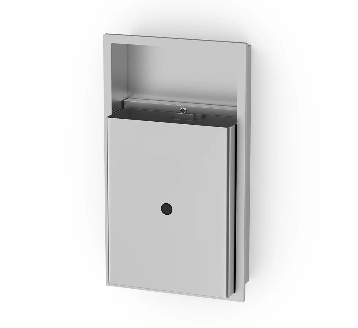 304 Stainless Steel 16 Litre Recessed Bin for Hotels, Offices & Public ...