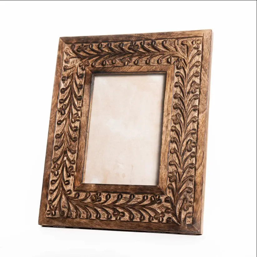 High Quality Personalized Acacia Wood Photo Frames Natural Wood Finish ...