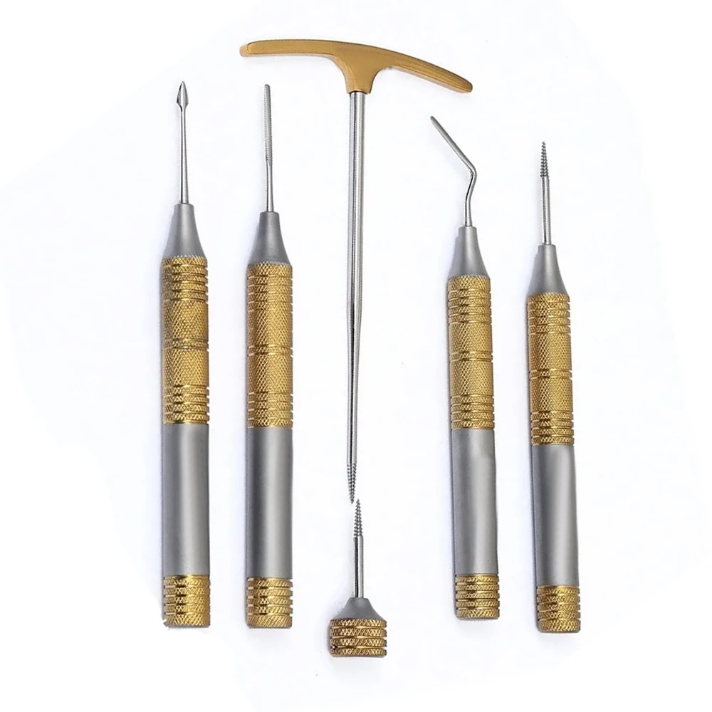 Flexible Periotome Dental Extraction Screw Kit - 6pcs