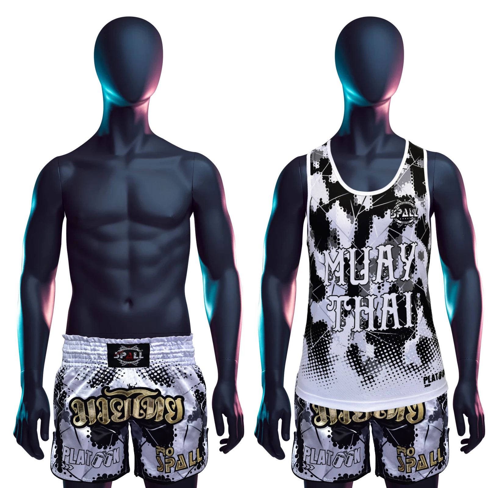 Muay Thai Suit Kick Boxing Tank Top Shirt & Short | Boxing Mma Suit For ...