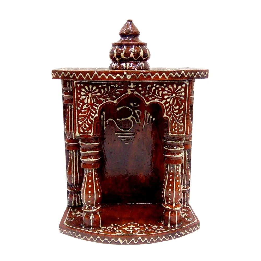Ethnic Design Handcrafted Wooden Temple/mandir/pooja Stand Decoration ...