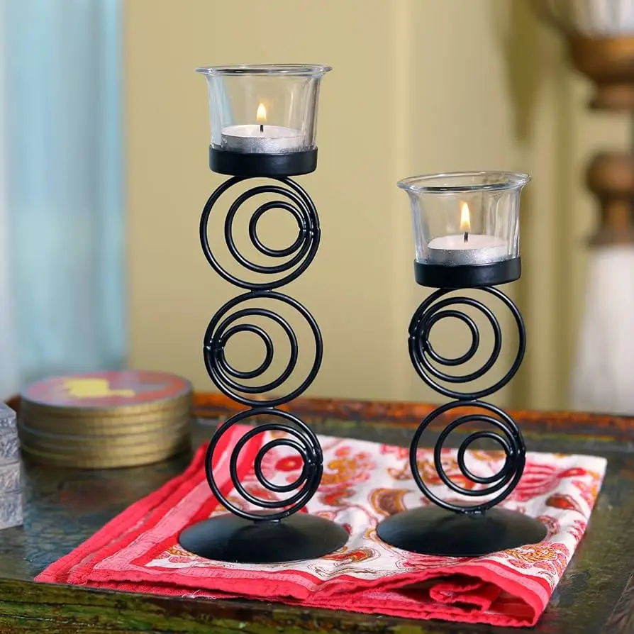 Elegant & Attractive Design Metal Candle Holder Tabletop Decorative ...
