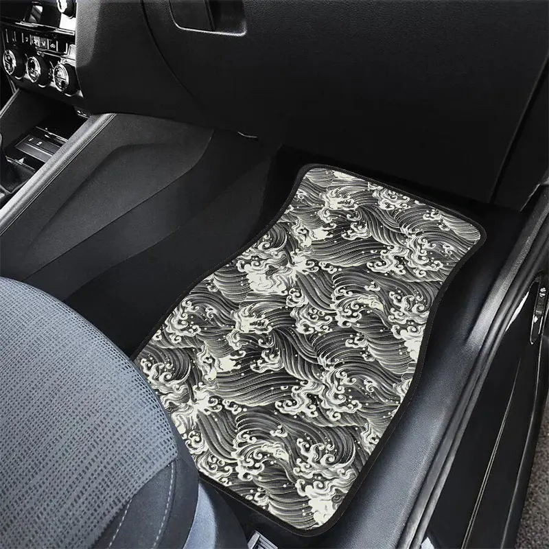 4pcs Jdm Sakura Fabric Floor Mats Interior Carpets Universal - Buy Car ...