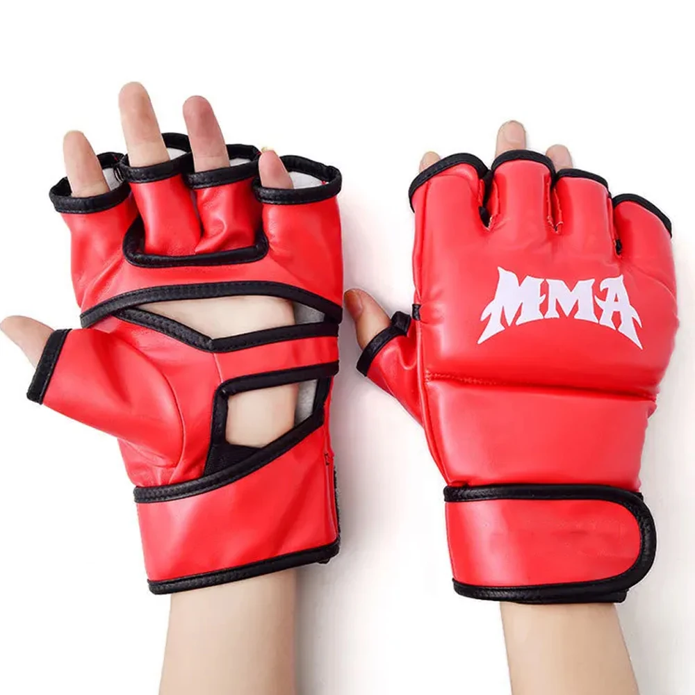 Mma Gloves Ufc Grappling Sparring Boxing Gloves Men Muay Thai Martial ...