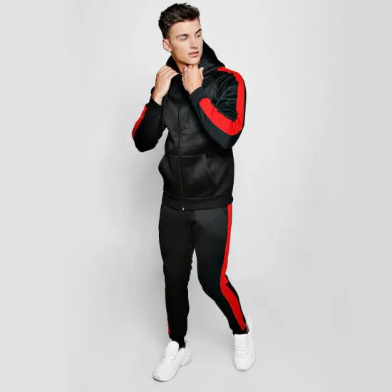 Premium Custom 2024 Sweatsuit Fitness Sports Zip Up Track Suit Training ...