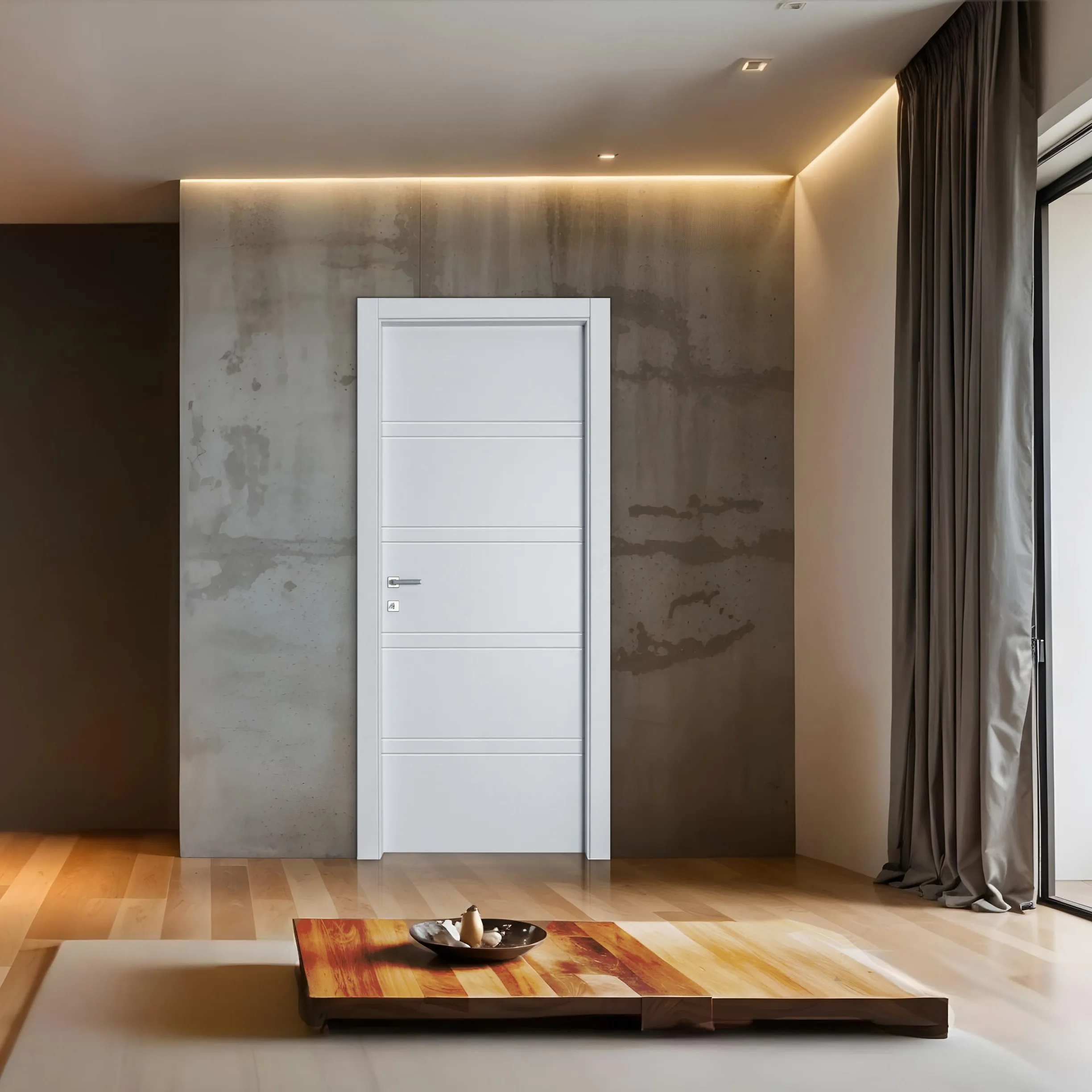 Porte Imic 180 L Italian-Made Modern Slab Interior Door 100% Waterproof ...