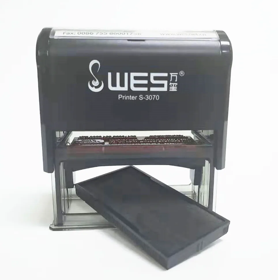 WES Stamp S-3070 Finger Funny Teacher Stamps Vertical Notary Stamp ...